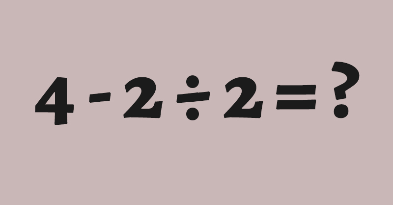 This Seemingly Basic Math Test Is Driving The Internet Crazy : Tiffy Taffy