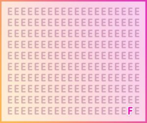 Can You Find The Different Letter in Less Than 10 Seconds?