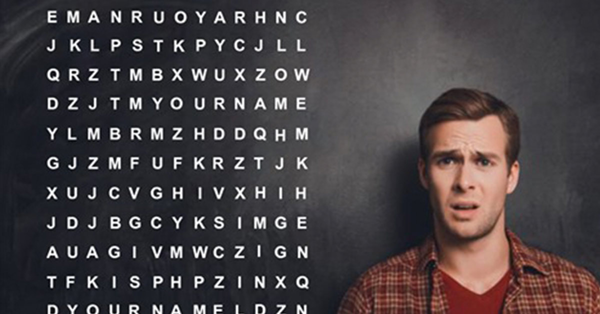 You're a genius if you can see your name in this puzzle–and this one ...