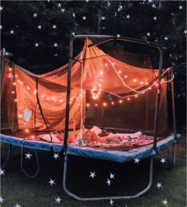 These Old Trampolines Have Been Transformed into Outdoor Dens and I ...