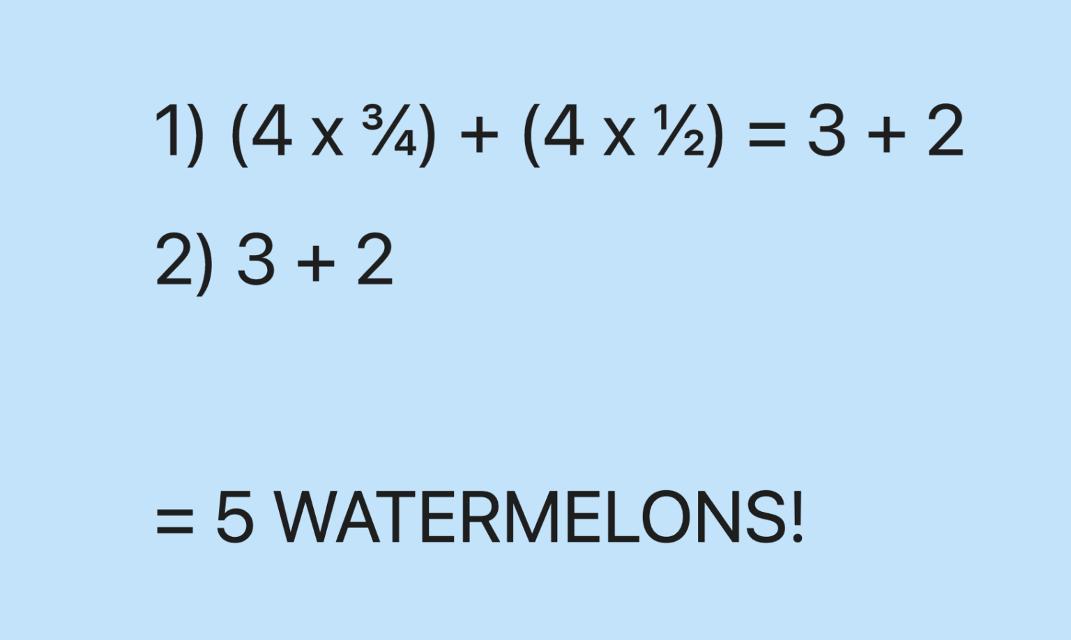 How Many Watermelons Are In This Picture? : Tiffy Taffy