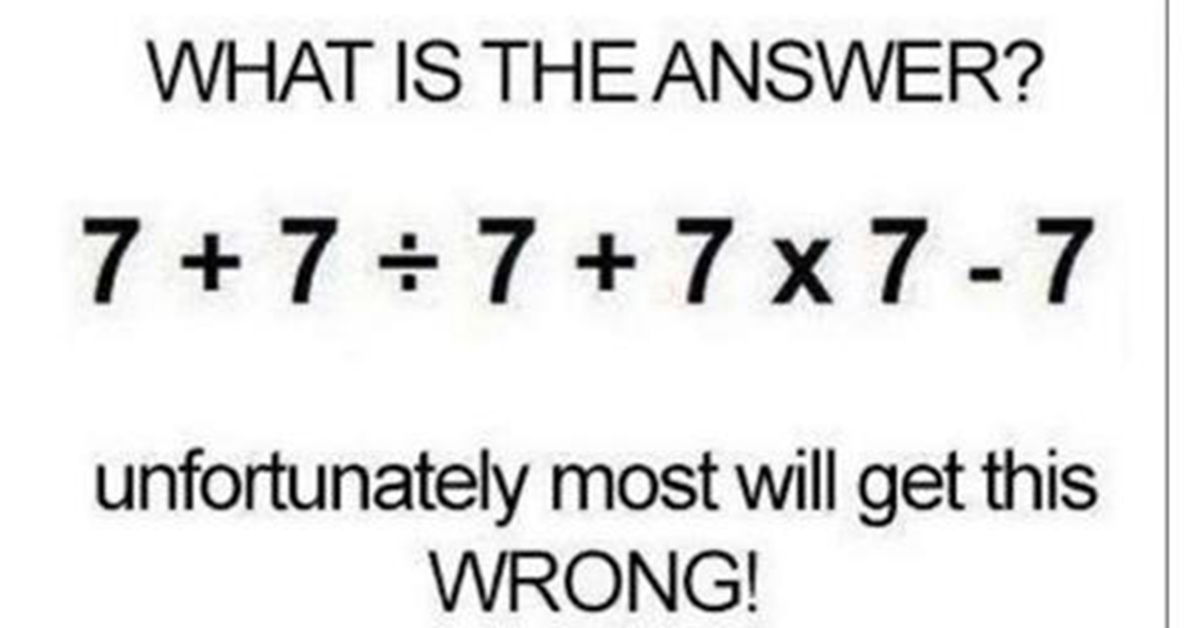 Can You Solve This Tricky, Yet Simple Math Problem?