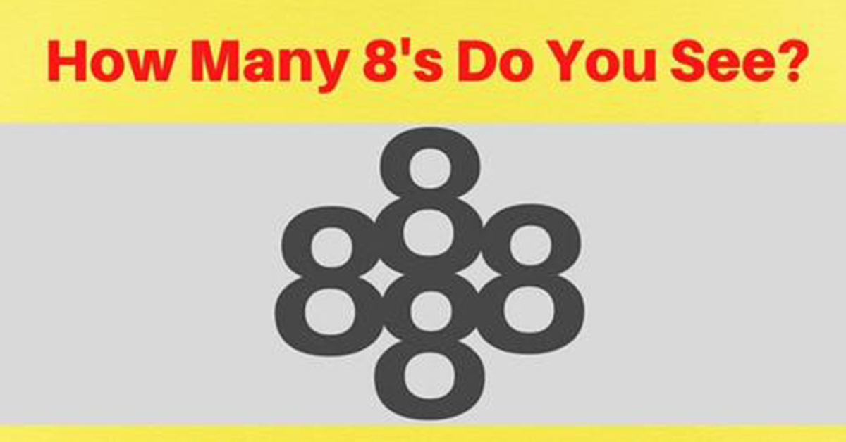 Can You Spot ALL Of The 8’s Hiding In This Picture? : Tiffy Taffy