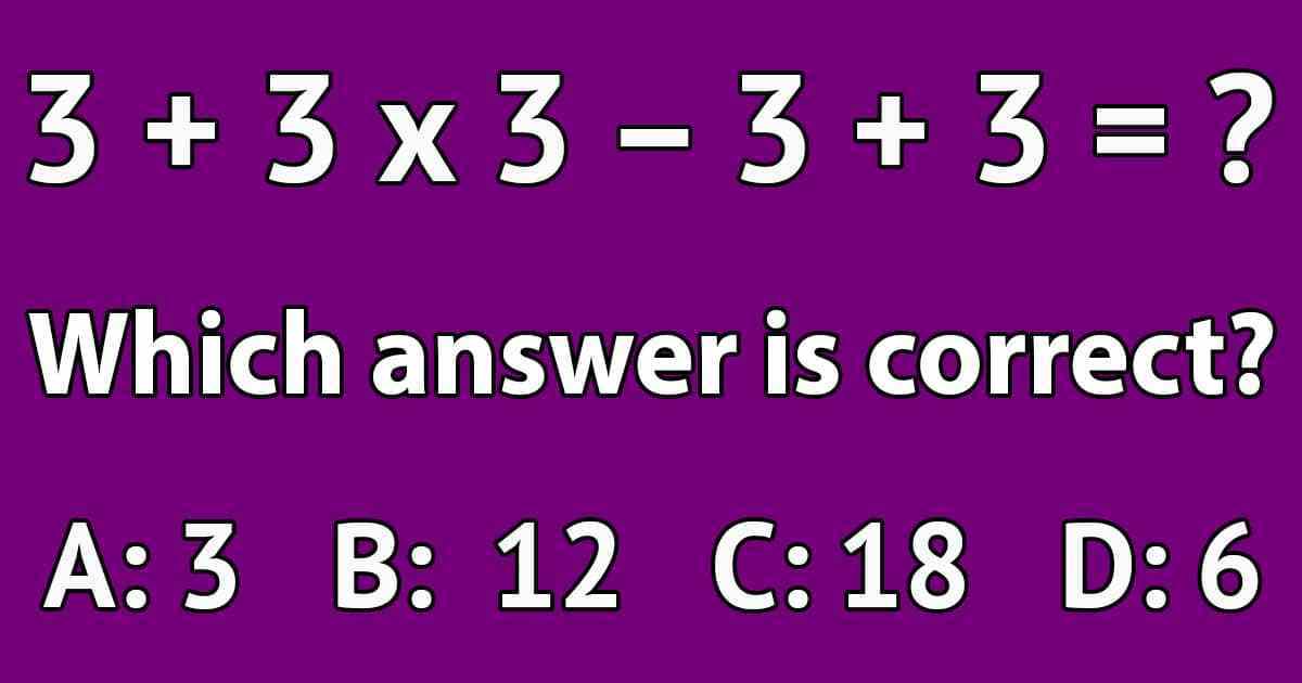 Very Few People Can Solve This Math Problem