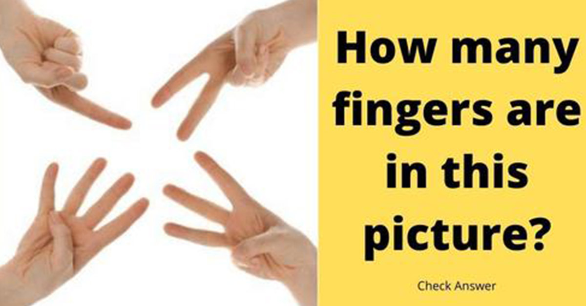 Can You Guess The Correct Number Of Fingers In The Photo?