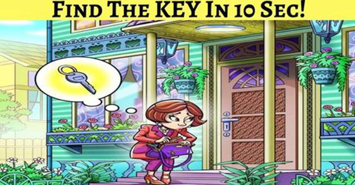 Help The Lady Find Her Missing Key!