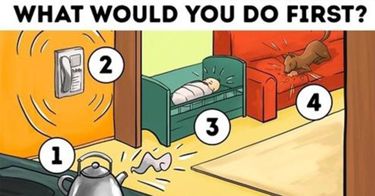Personality Test: What Would You Do First in This Situation? The Result ...