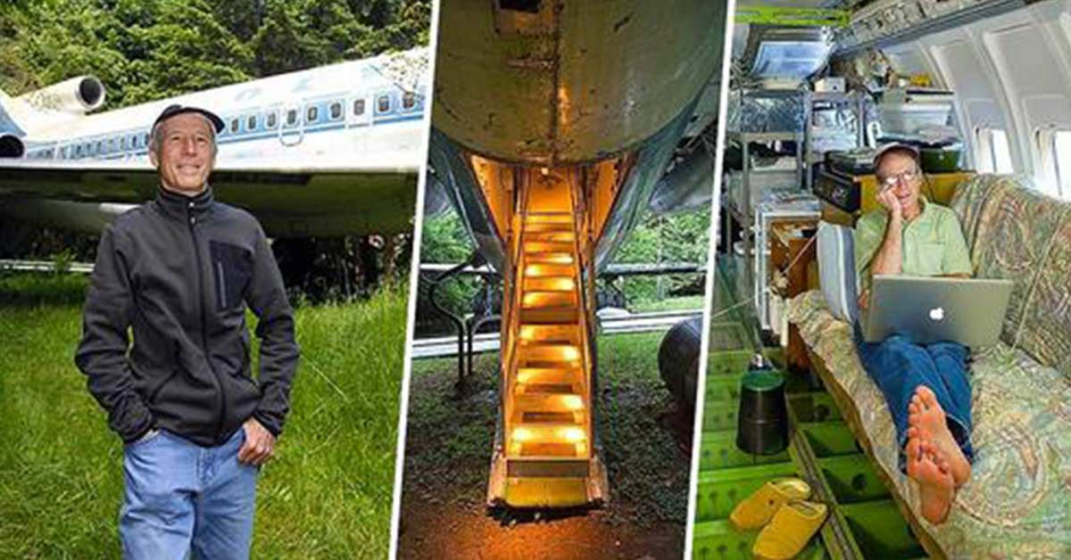 The life of the man who lives in the middle of the forest in an ...