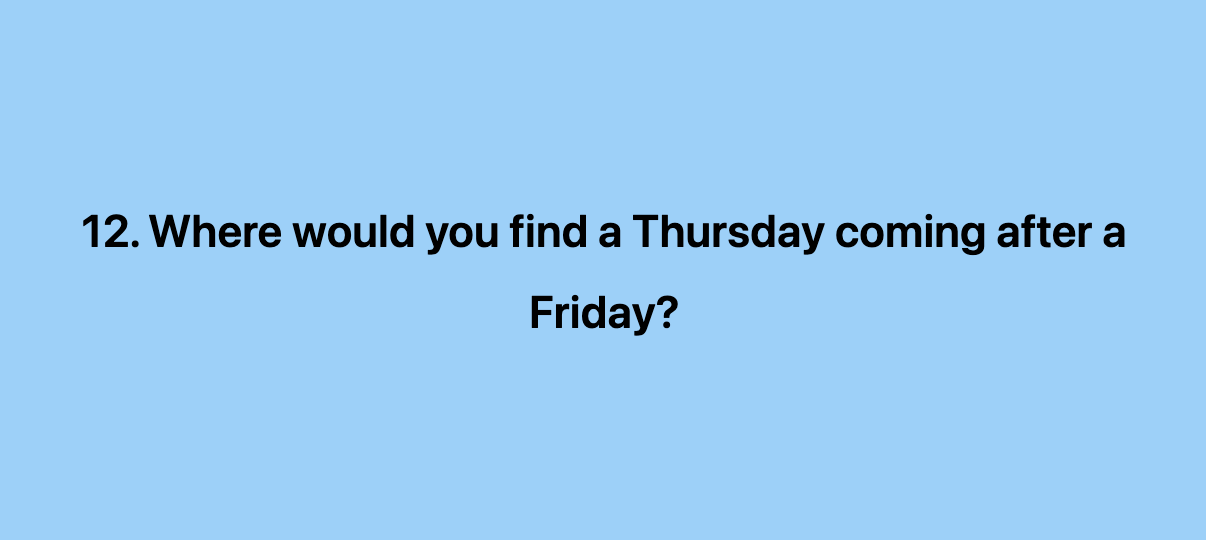 15+ Tricky Riddles That Will Make You Use Logic to the Fullest : Tiffy ...