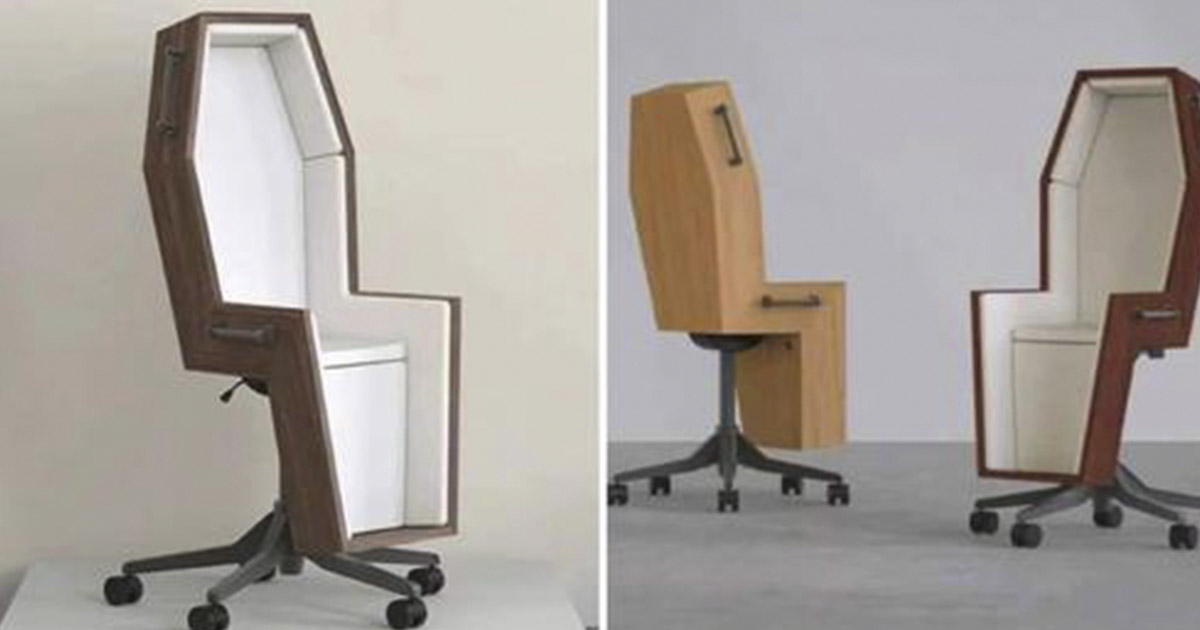 These Coffin Office Chairs Are Perfect For Dead-End Jobs : Tiffy Taffy