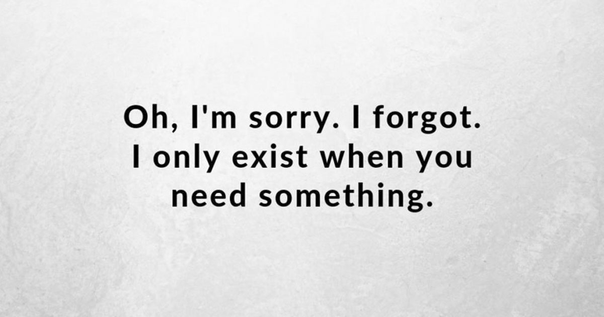 14 things selfish people always do