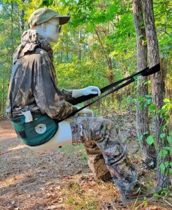 You can get a "Crap Strap" to help you go to the Bathroom in the Woods ...